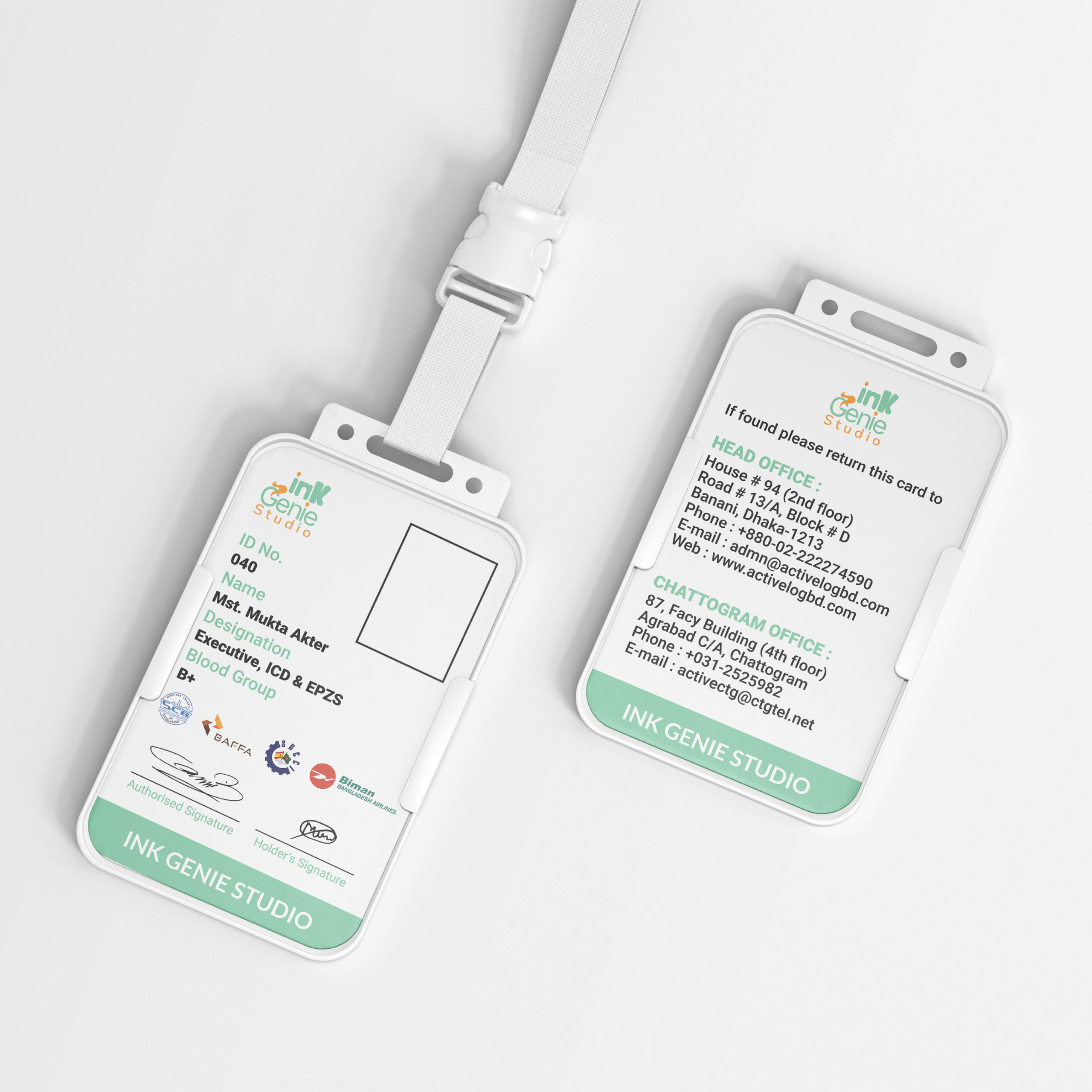 ID Card – Ink Genie Studio